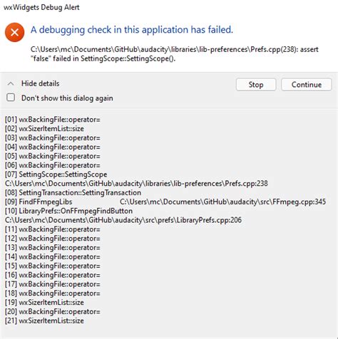 Attempting To Locate Ffmpeg Is Broken · Issue 2727 · Audacityaudacity