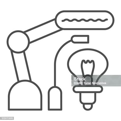 檯燈套薄線圖示智慧家居技術符號電家用閃電設備向量標誌的白色背景燈剪影圖示在輪廓風格的網頁設計向量圖形向量圖形及更多10號圖片 Istock