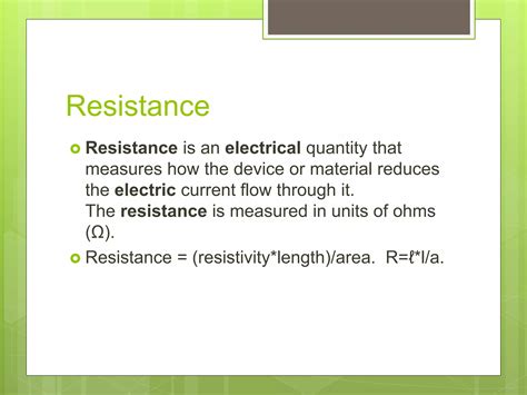 Principle Behind Resistive Sensors Pptx