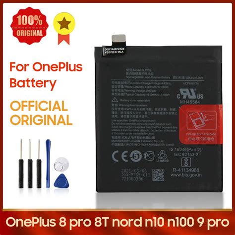 Oneplus 9 Pro Battery Replacement | Battery Oneplus 8 Pro Blp759 ...