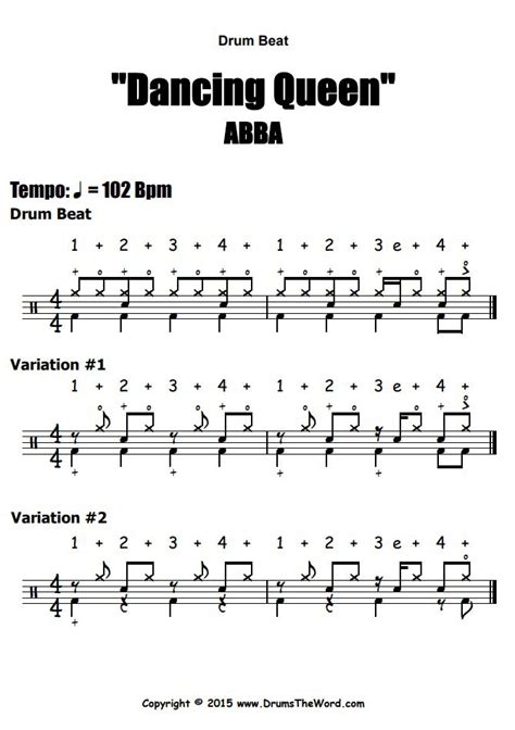 Dancing Queen By Abba Drum Beat Free Video Lesson
