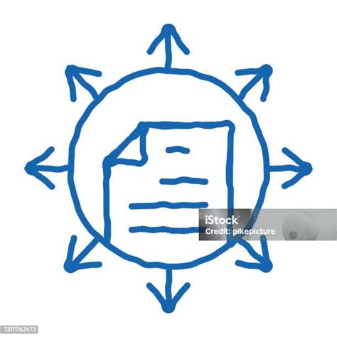 共享審核文檔塗鴉圖示手繪插圖向量圖形及更多信息圖形圖片 信息圖形 債務 商務 Istock