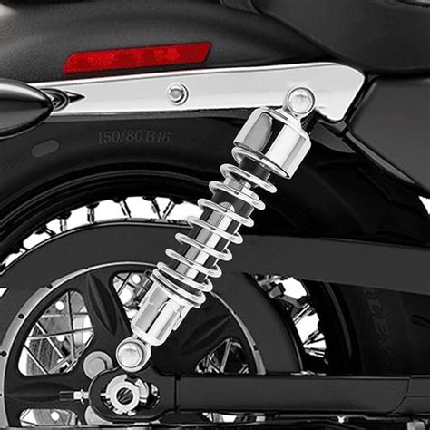 Pair Rear Shocks Absorber For Harley Sportster 1200 883 Dyna Low Rider