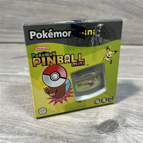 Nintendo Pokemon Mini Pinball Rare Game In Original Box Vgc £9995