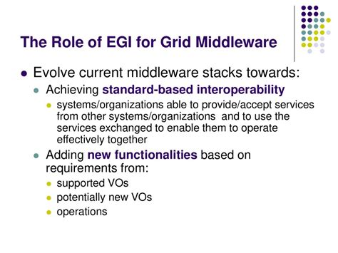 coordination of middleware development and standardization ppt download
