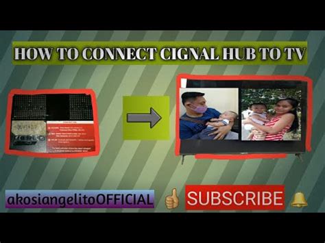 How To Connect Cignal Hub To TV YouTube