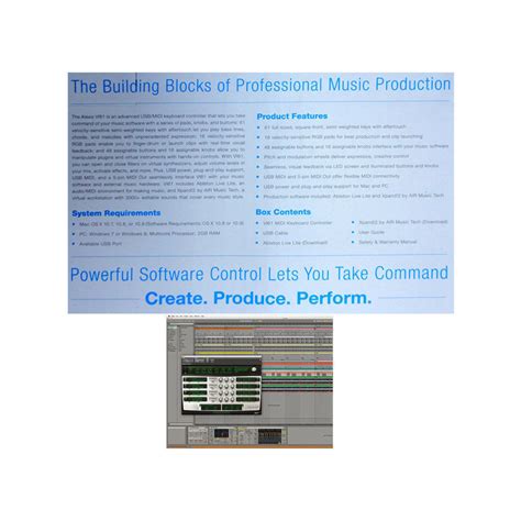 Alesis Vi61 Usb 61key Keyboard Midi Controller Bunnings Australia