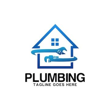 Premium Vector Plumbing Service Logo Design Template