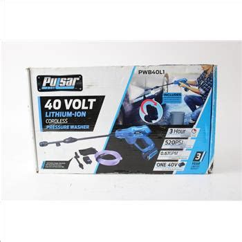 Pulsar 40v Cordless Pressure Washer Property Room