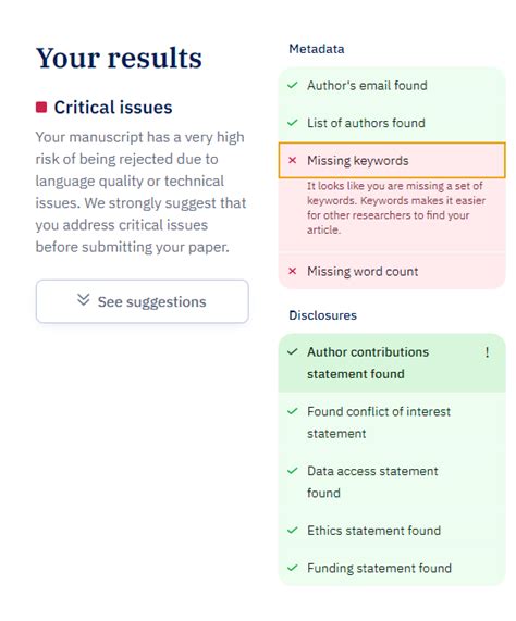 Have You Done These Critical Metadata Checks For Your Research Paper