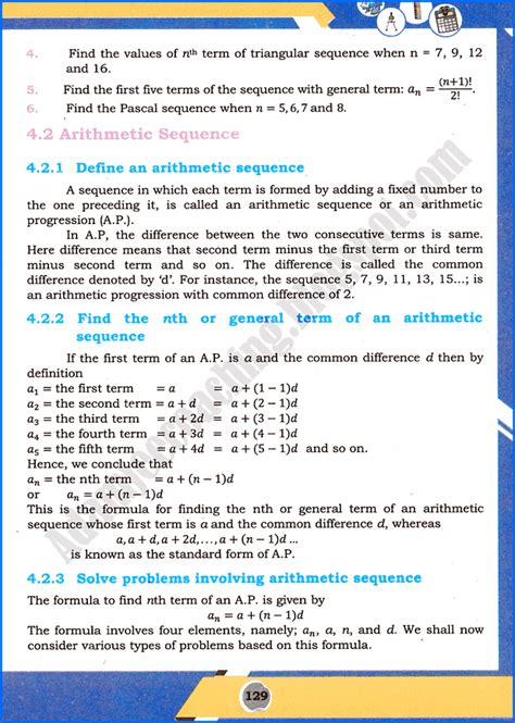 Adamjee Coaching Sequences And Series Unit 4 Maths Class 11th Text