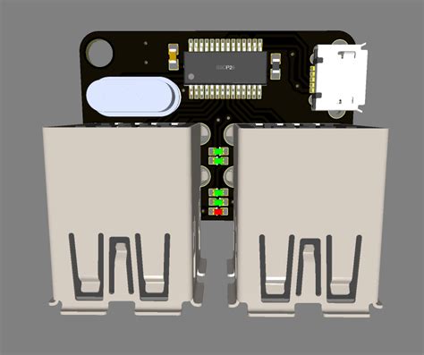 USB Mini HUB FE1 1S EasyEDA Open Source Hardware Lab