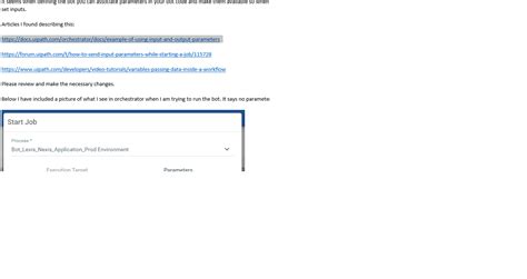 How To Set Parameter Code To Orchestrator Orchestrator UiPath Community Forum