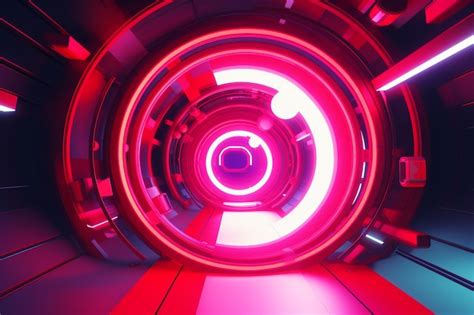 Premium Photo Futuristic Background