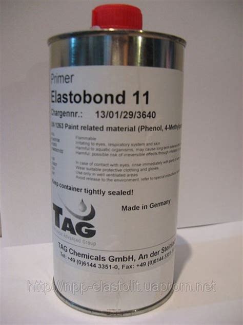 Клей (адгезив) Elastobond 11 (primer) для горячей вулканизации резин к ...