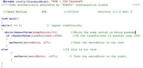 learning robotc coding hostvis