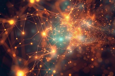 Premium Photo Quantum Entanglement Networks Shown In An Abstract Generative Ai