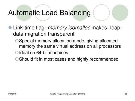 Chao Huang Parallel Programming Laboratory University Of Illinois Ppt
