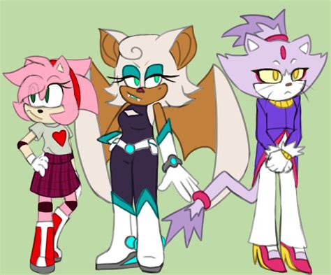Sonic Gals Reimagined By Classygoth On Deviantart