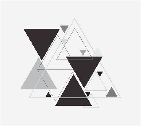 Premium Vector Abstract Triangle Shape