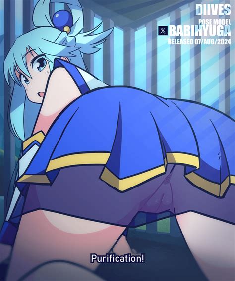 Rule 34 1girls 2d 2d Animation 5 6 Animated Anus Aqua Konosuba Ass