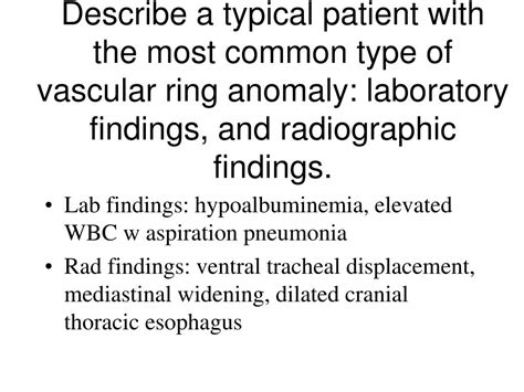 Ppt Vascular Ring Anomalies Powerpoint Presentation Free Download Id 3003028