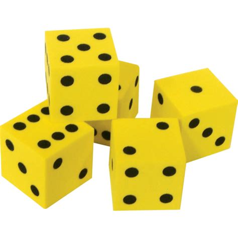 Foam Traditional Dice Tcr20603 Teacher Created Resources