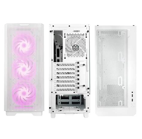 Kolink Unity Solar Argb Mesh Midi Tower Kabinet Hvid Geekd