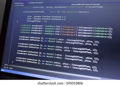 Software Development Csharp C Net Code Stock Photo Shutterstock