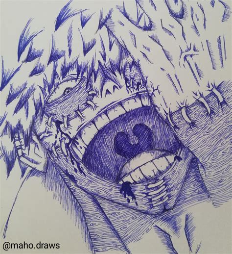 Dabi Sketch By Me Rbokunoheroacademia