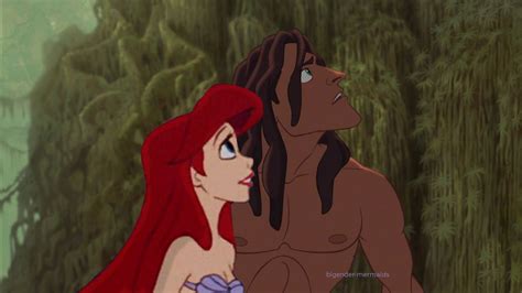 Ariel And Tarzan By Aleahdani On Deviantart