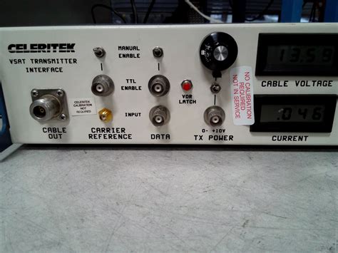 Celeritek Vsat Transmitter Interface Ntc Tech