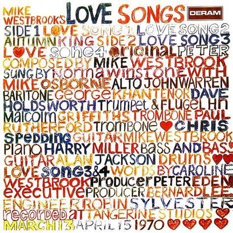 Mike Westbrooks Love Songs Album By Mike Westbrook Concert Band