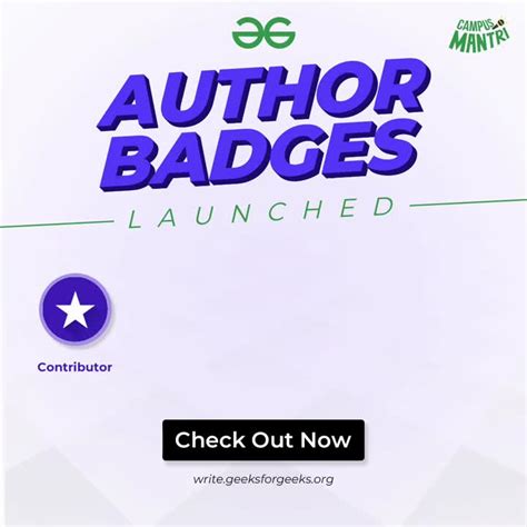 Dhruv Gupta On Linkedin Gfgauthorbadges Geeksforgeeks Gfg Writingcommunity Campusconnect