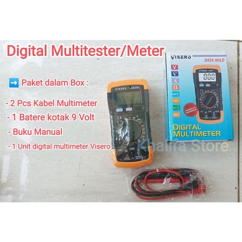 Jual Digital Kabel Jarum Alat Pengukur Tegangan Arus Dll Multitester