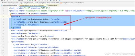 二 Spring Boot 中的 “依赖管理和自动配置” 详解透彻到底（附详细代码流程）springboot版本依赖 Csdn博客