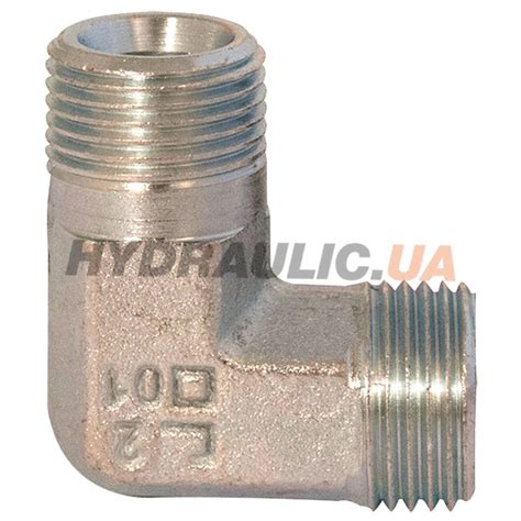 【Переходник угловой 90° CES Тяжёлая S серия x NPT M конусная; с резьбой ...