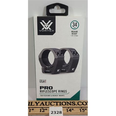 Vortex Pro 34mm Riflescope Rings