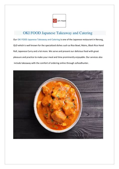 Ppt Get Up To 10 Offer Oki Food Japanese Takeaway And Catering