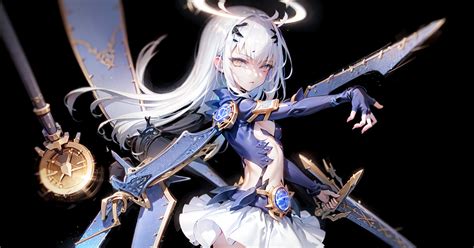 白毛 妖精騎士ランスロット Reahouseのイラスト Pixiv