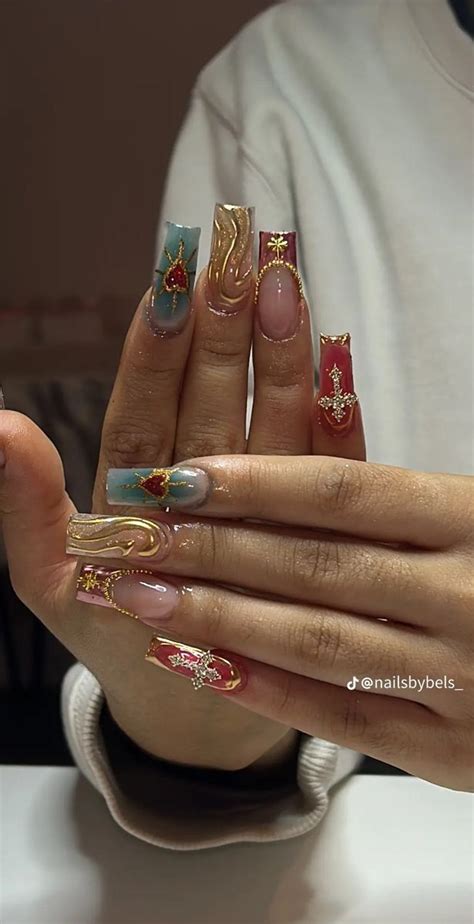 Unique Acrylic Nails Classy Acrylic Nails Bling Acrylic Nails