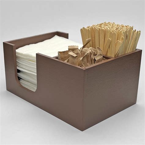 Органайзер барний для серветок паличок і цукру на 3 відділення