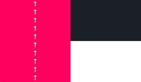 Divided Page With 2 Scrolling Directions Web Development Design