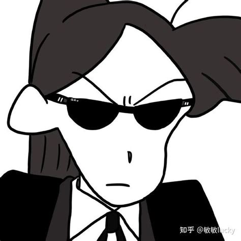 蜡笔小新全员恶人黑白头像 知乎