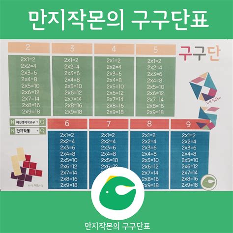 구구단표 무료인쇄 Qrmr