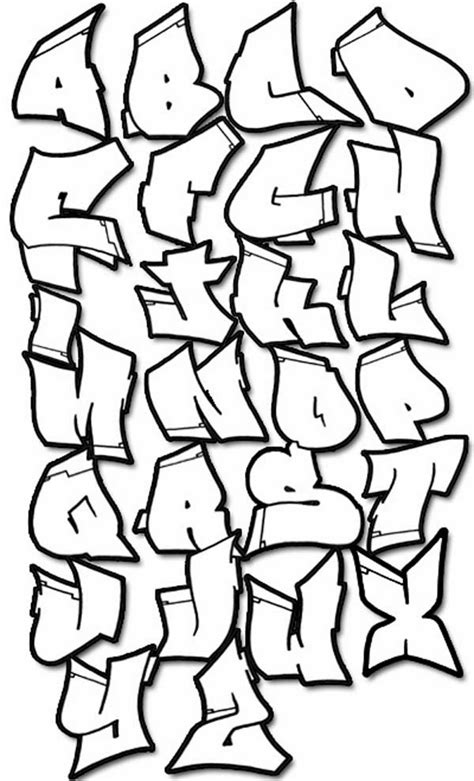 Graffitie 3d Graffiti Alphabet