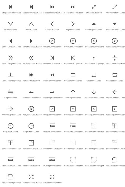 通用组件 Icon图标 Ant Design of Vue v2 0 使用教程 书栈网 BookStack