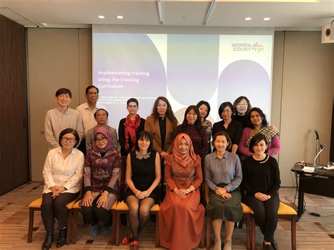 Curriculum For Gender Statistics Training In The Asia Pacific Finalized