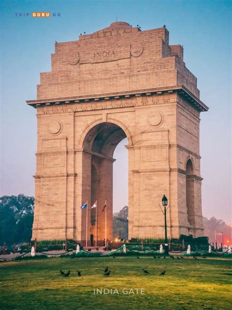India Gate History Architecture Photos And Timings Trip Guru Go