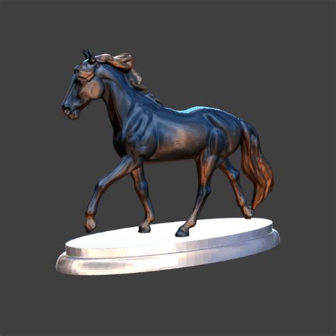 🚶 Figura De Caballo Walking Perfect Modelo De Impresión 3d・archivo